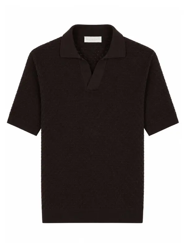 LUIGI GENTILE Classic Polo Shirt For - Brown