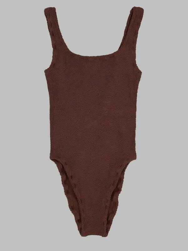 MC2 SAINT BARTH Textured Swimsuit - Brown