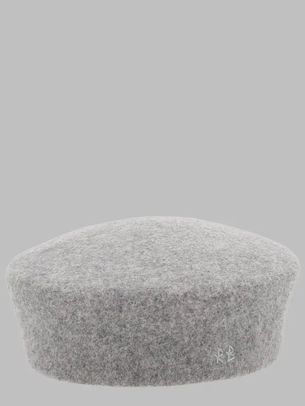 Ruslan Baginskiy Wool Felt Beret - Grey