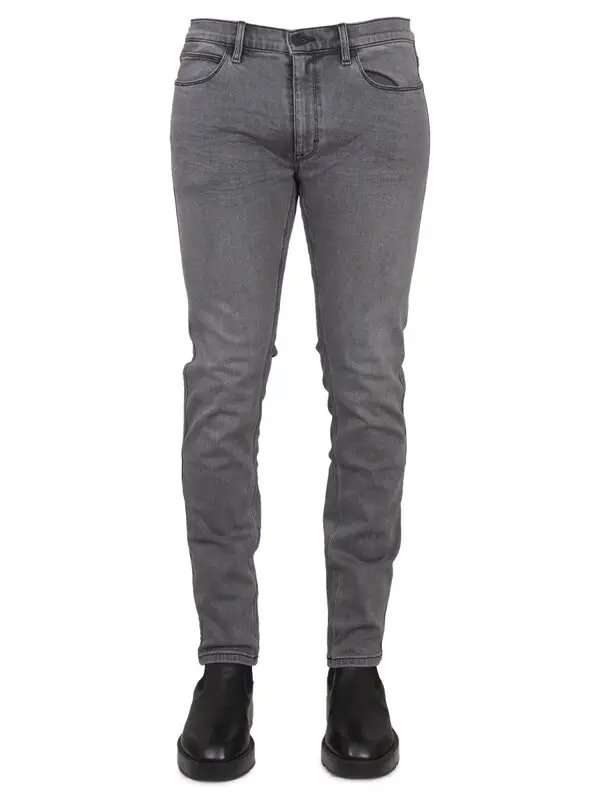 Hugo Slim Fit Jeans With Button Closure And Belt Loops
