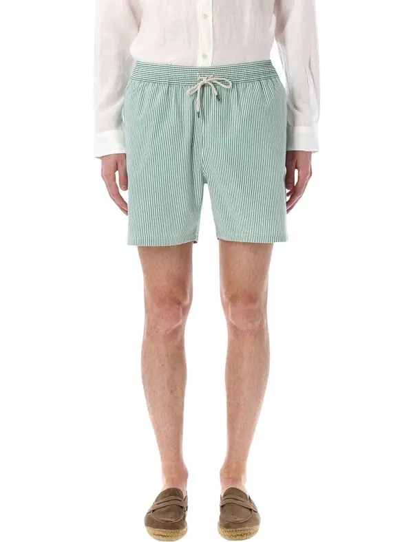 Polo Ralph Lauren Striped Traveller Swim Shorts Size - Green