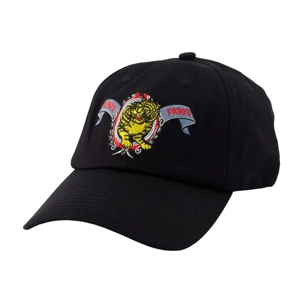 Kenzo Embroidered Cotton Cap - Black