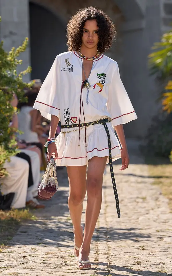 ALEMAIS Isle Cotton Mini Dress