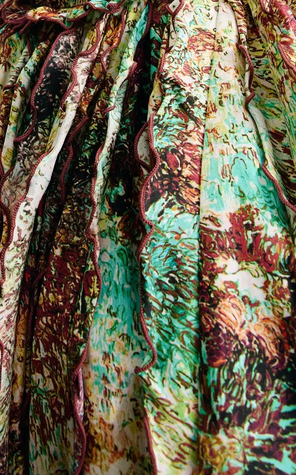 ALEMAIS Valeria Silk Maxi Dress
