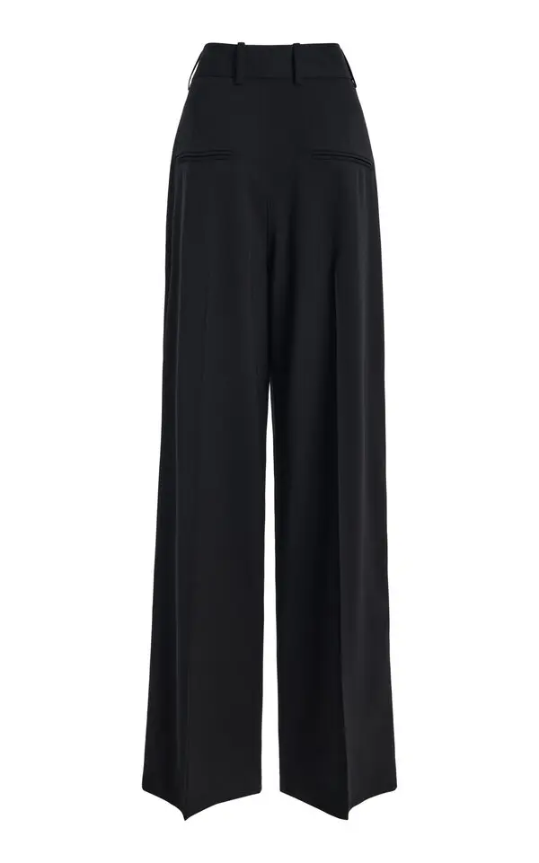 KALLMEYER Fatima Wide Leg Wool Suiting Trousers