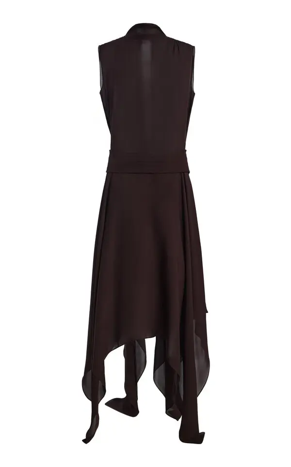 KALLMEYER Paulene Cummerbund Double Georgette Maxi Dress