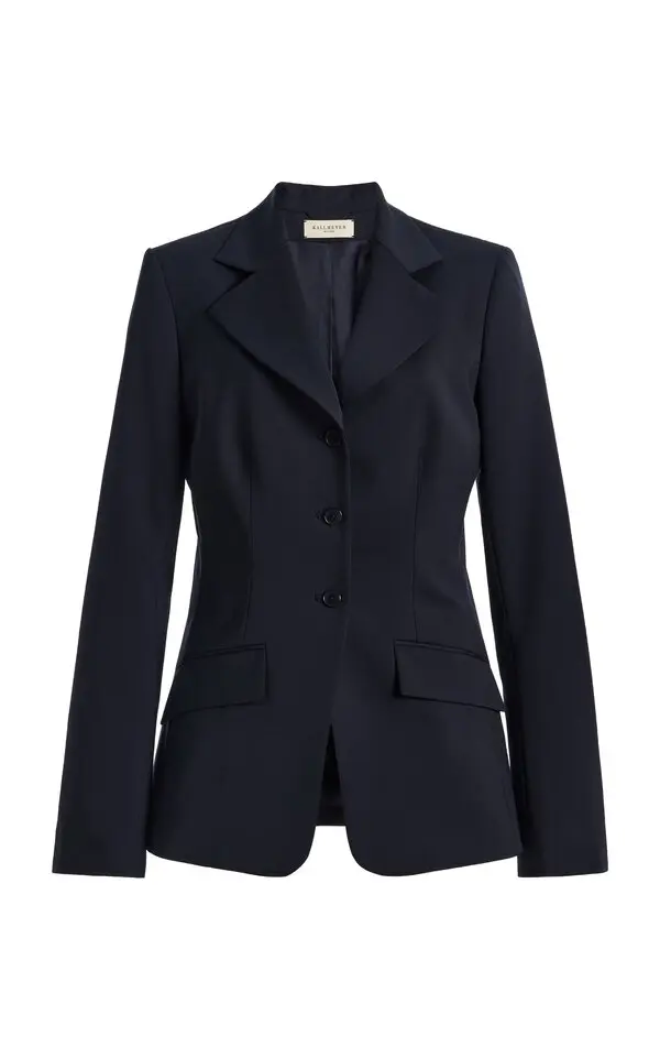 KALLMEYER Jeanne Wool Suiting Blazer - Black