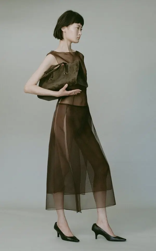 KALLMEYER Avra Silk Organza Maxi Dress