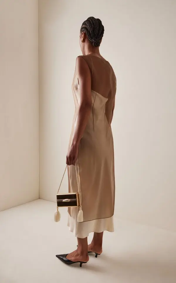 KALLMEYER Avra Silk Organza Maxi Dress