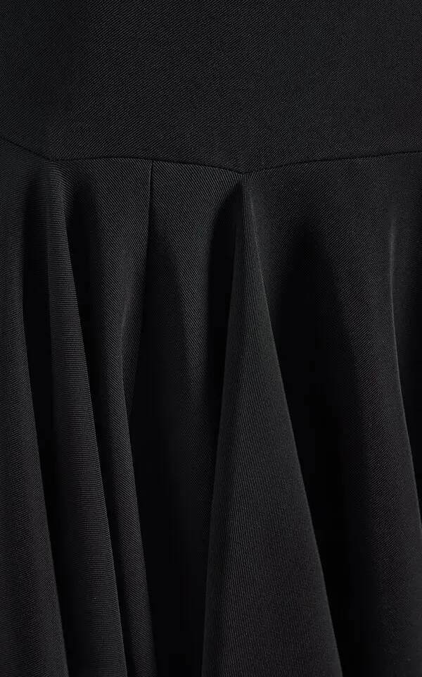 KALLMEYER Tatiana Flare Twill Maxi Skirt