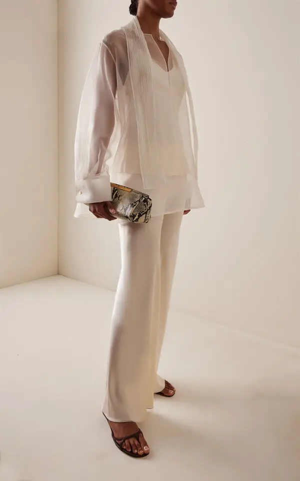 KALLMEYER Noel Bias Silk Charmeuse Top