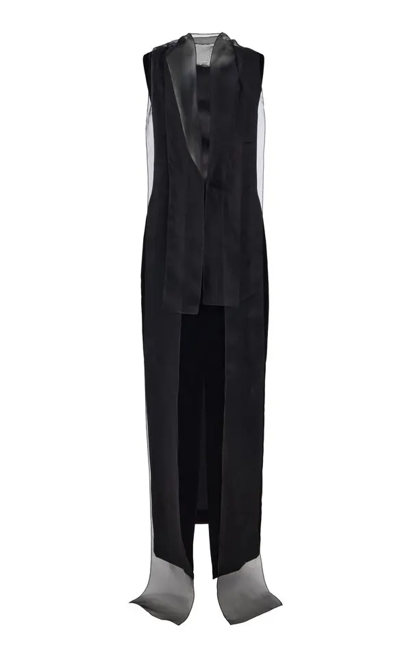 KALLMEYER Griei Scarf Velvet Maxi Dress