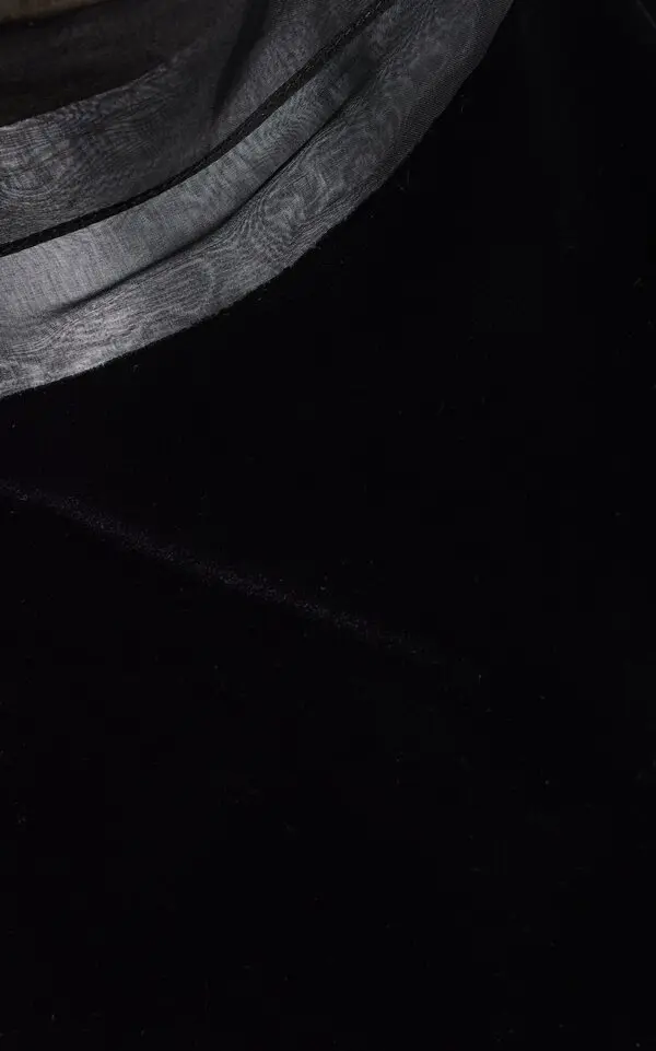 KALLMEYER Griei Scarf Velvet Maxi Dress