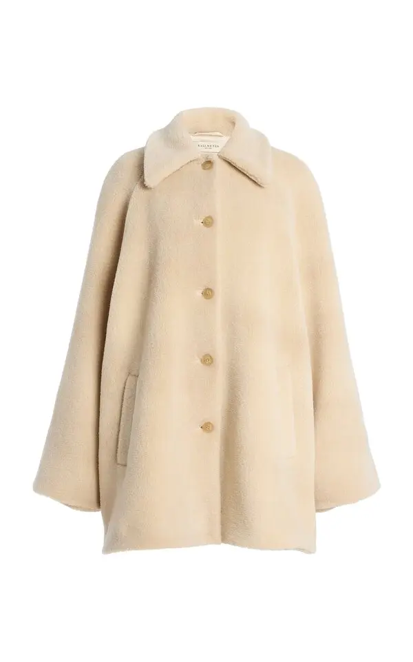 KALLMEYER Betty Car Wool-shearling Coat