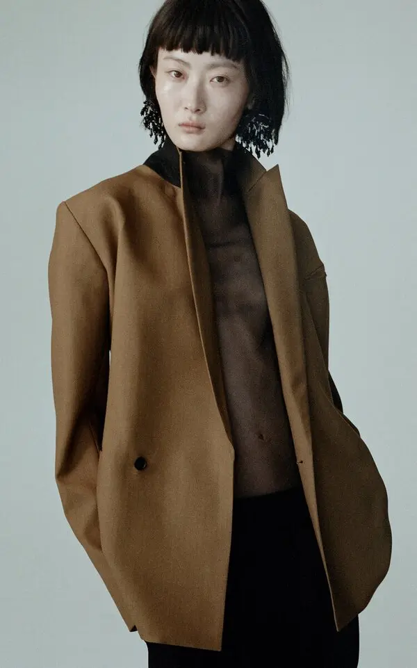 KALLMEYER Lowen Double Breasted Wool Suiting Blazer