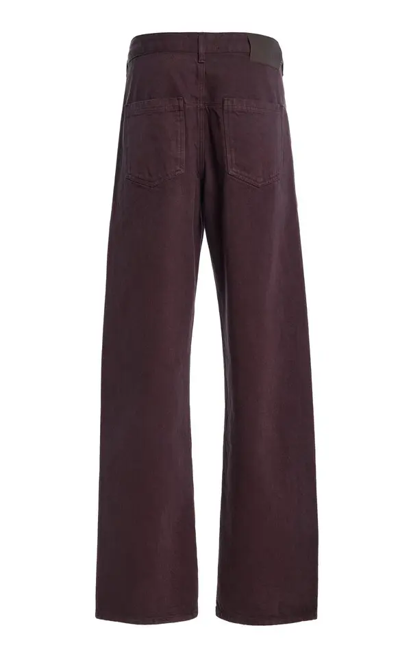 KALLMEYER Column Cotton-denim Straight Leg Pants