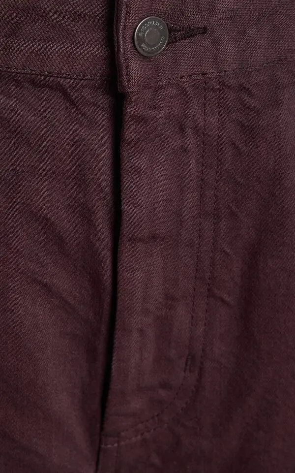 KALLMEYER Column Cotton-denim Straight Leg Pants