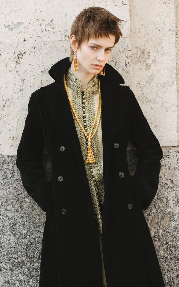 Le Sundial Venice Opera Ochre Necklace