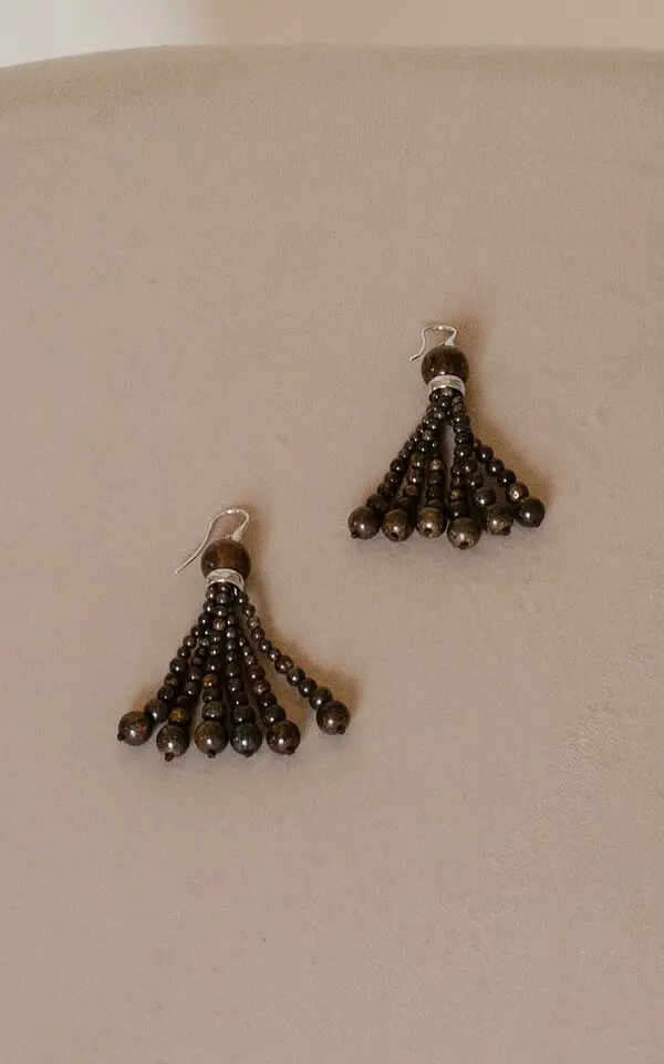 Le Sundial Venice Opera Bronzite Earrings