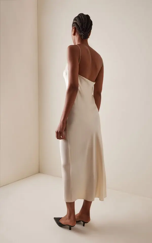 KALLMEYER Lillian Bias Silk Charmeuse Maxi Dress