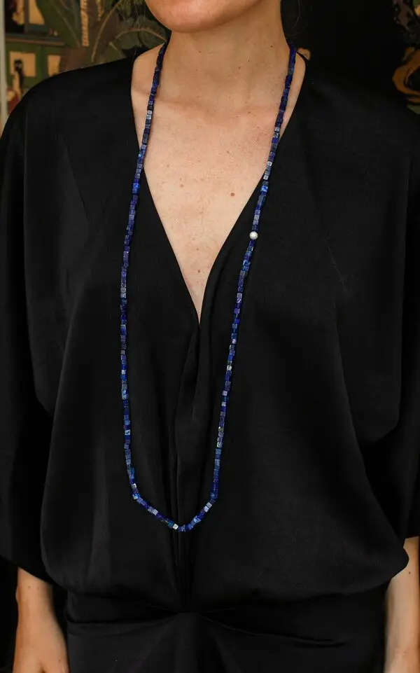 Le Sundial Ines Lapis Necklace