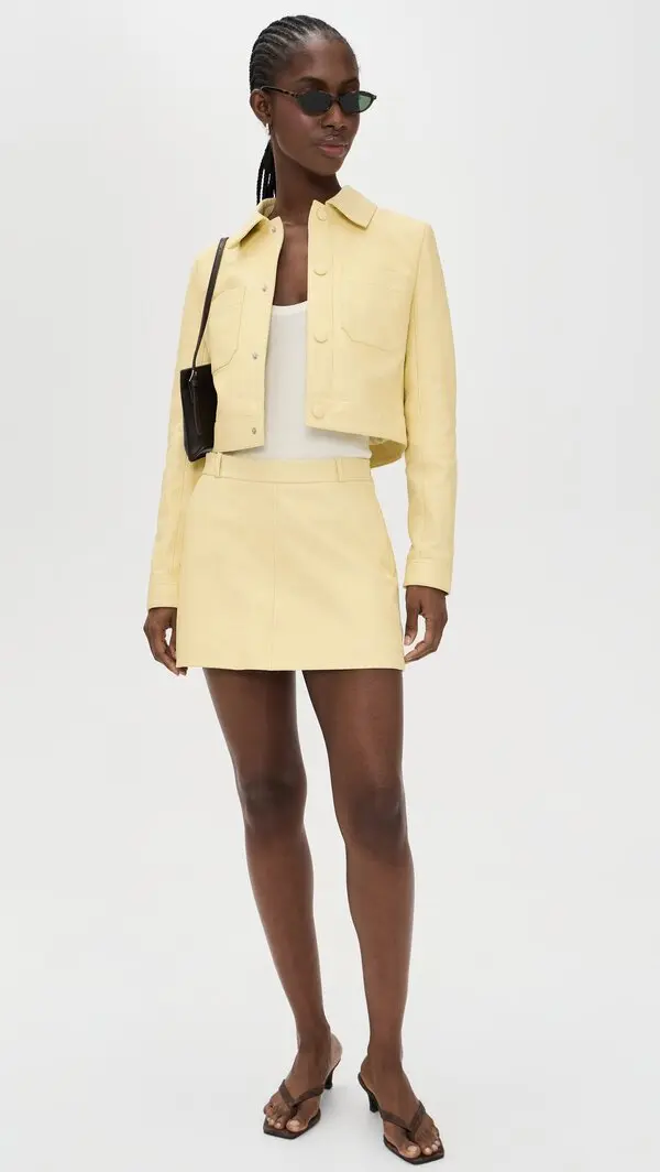 FRAME The Small Leather Jacket
