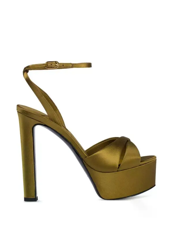 LE SILLA Odette Platform Sandals - Green