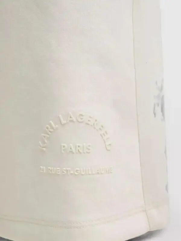 Karl Lagerfeld Logo-embossed Drawstring Shorts