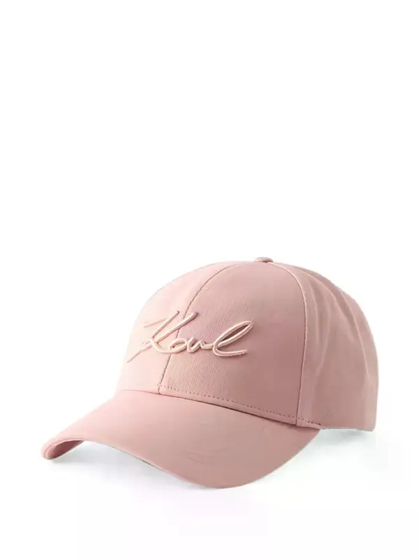 Karl Lagerfeld K Signature Baseball Cap - Pink