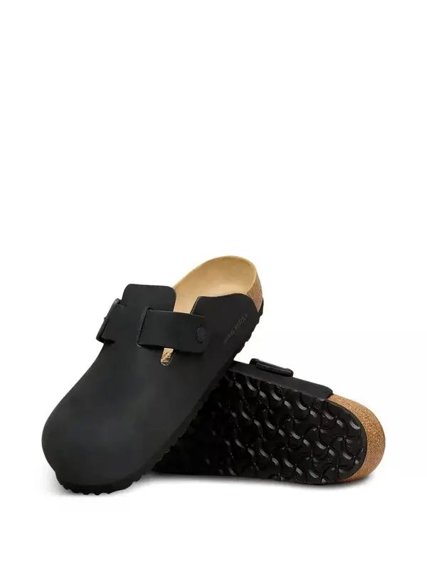 BIRKENSTOCK Boston Mules - Black