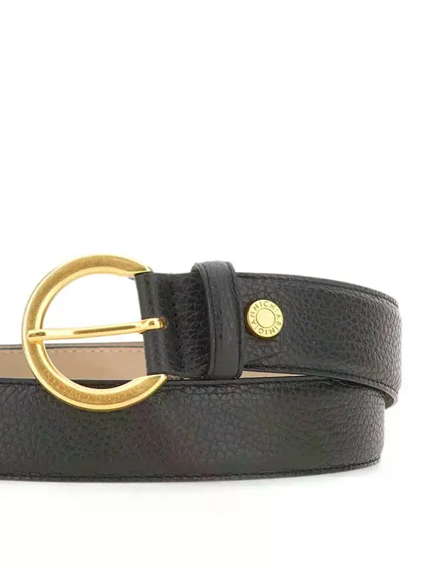 GIANNI CHIARINI Hammered Leather Belt