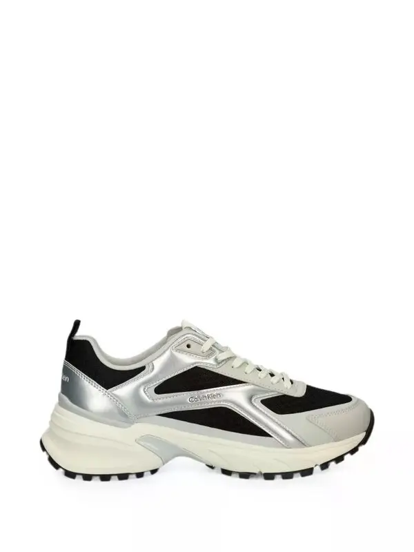 Calvin Klein Metallic Effect Panelled Sneakers