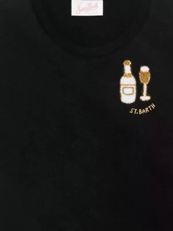 MC2 SAINT BARTH Emilie Bead-embellished T-shirt