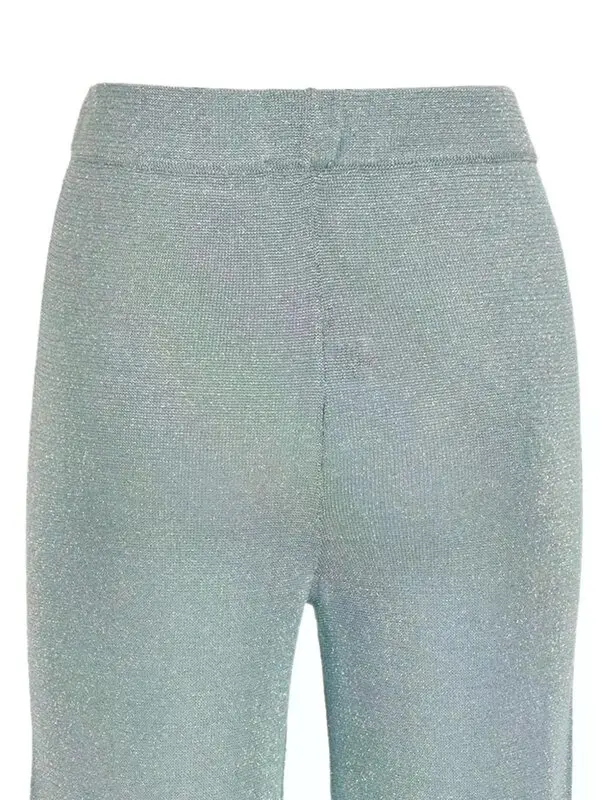 KANGRA Knitted Lurex Palazzo Pants