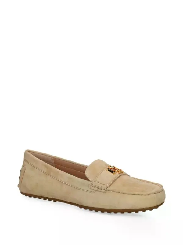 Ralph Lauren Logo-plaque Leather Loafers