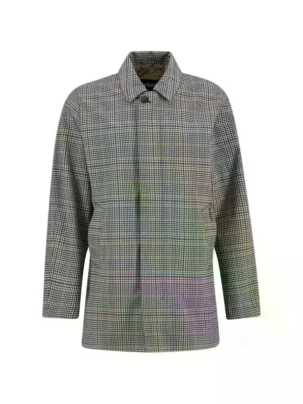 Barbour Roking Single-breasted Coat - Neutrals