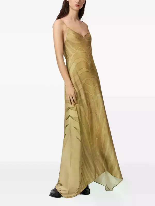 ALLSAINTS Leona Zebra-print Maxi Dress