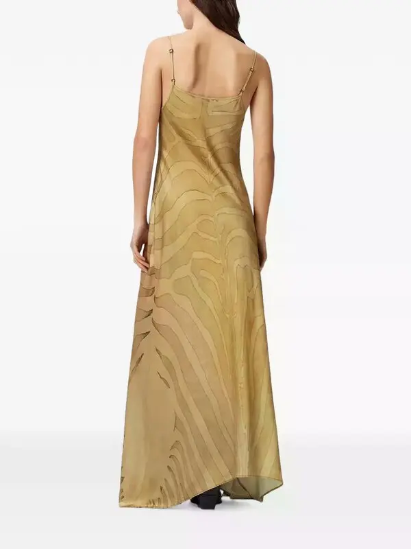 ALLSAINTS Leona Zebra-print Maxi Dress