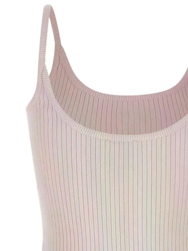 COURREGES Re-edition Ribbed-knit Top