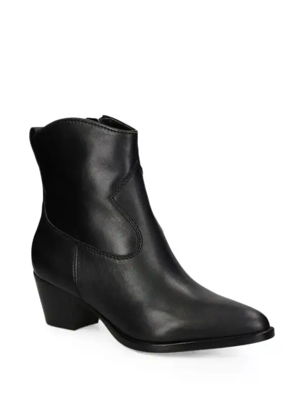 Ralph Lauren Harpher Panelled Ankle Boots - Black