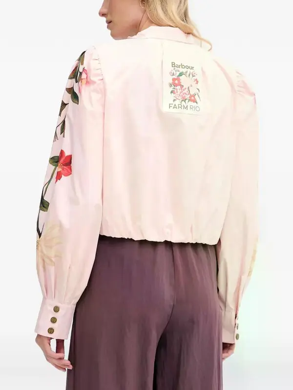 Barbour X Farm Rio Madalena Floral-print Jacket