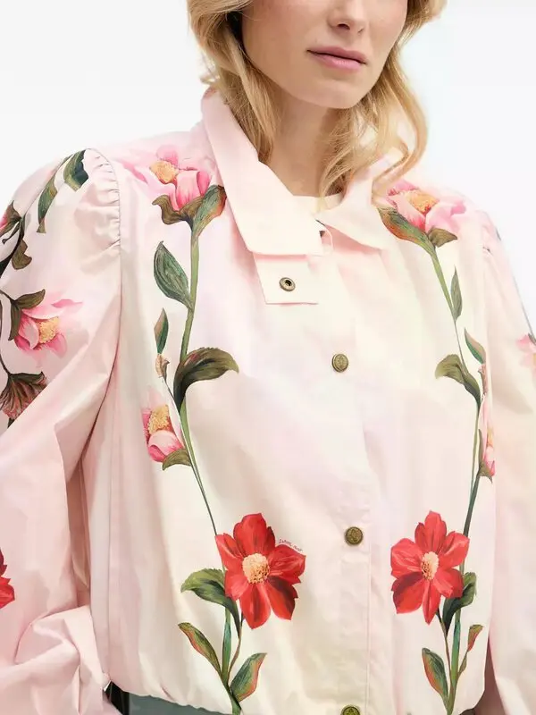 Barbour X Farm Rio Madalena Floral-print Jacket