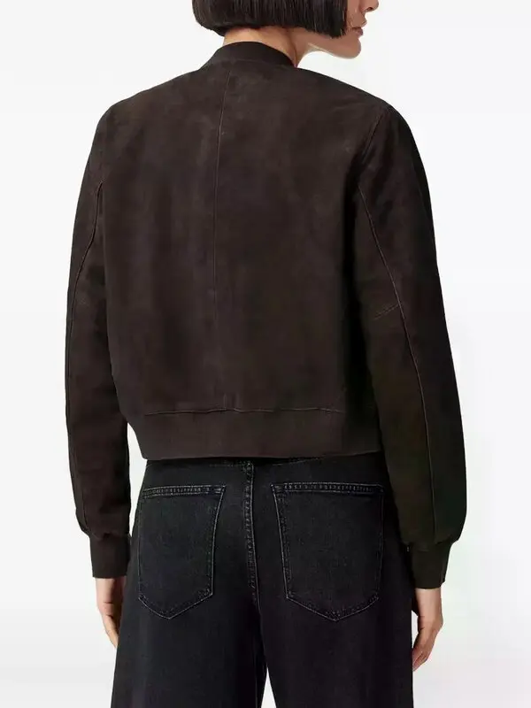 ALLSAINTS Orten Suede Bomber Jacket