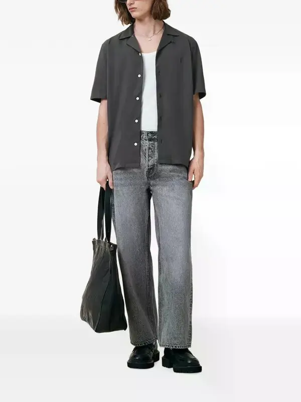 ALLSAINTS Hudson Logo-embroidered Short-sleeve Shirt