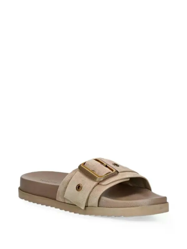 ALLSAINTS Ellie Western Buckle Slides