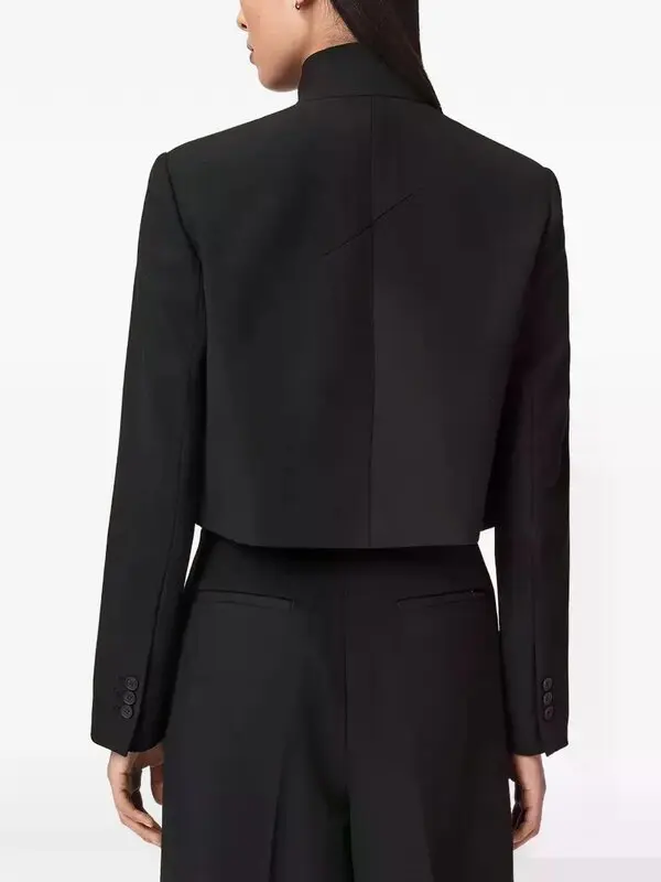 ALLSAINTS Raina Cropped Double-breasted Jacket