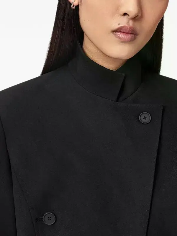 ALLSAINTS Raina Cropped Double-breasted Jacket