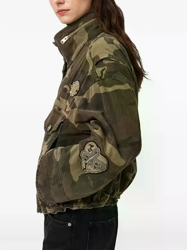 ALLSAINTS Clay Camouflage Patch-embellished Jacket
