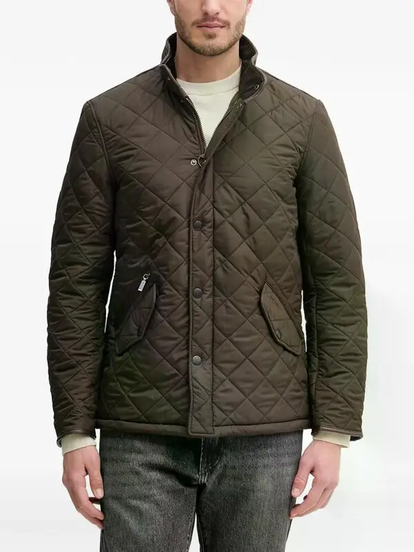 Barbour Powell Quilted Jacket - Brown