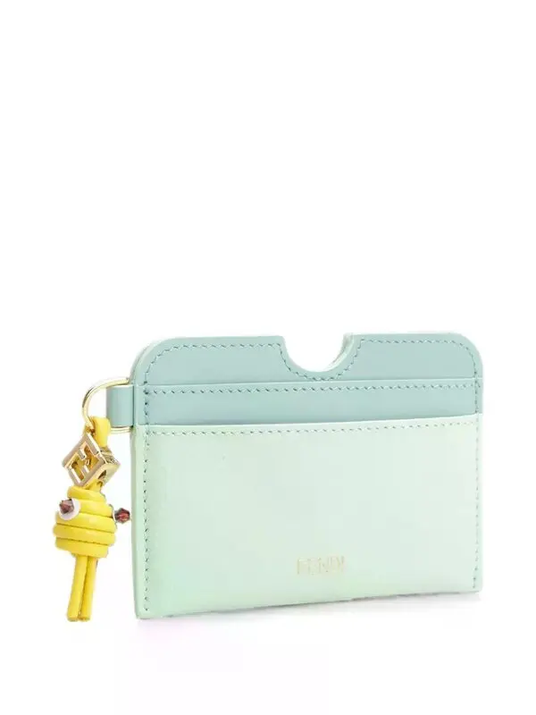Fendi Ff Diamonds Fish-charm Card Holder
